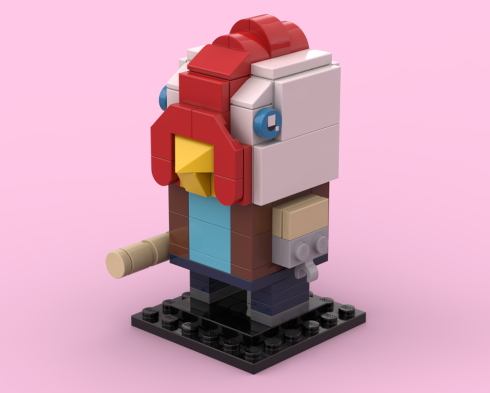 LEGO MOC Jacket Hotline Miami Brickheadz by Ramalho05 | Rebrickable ...