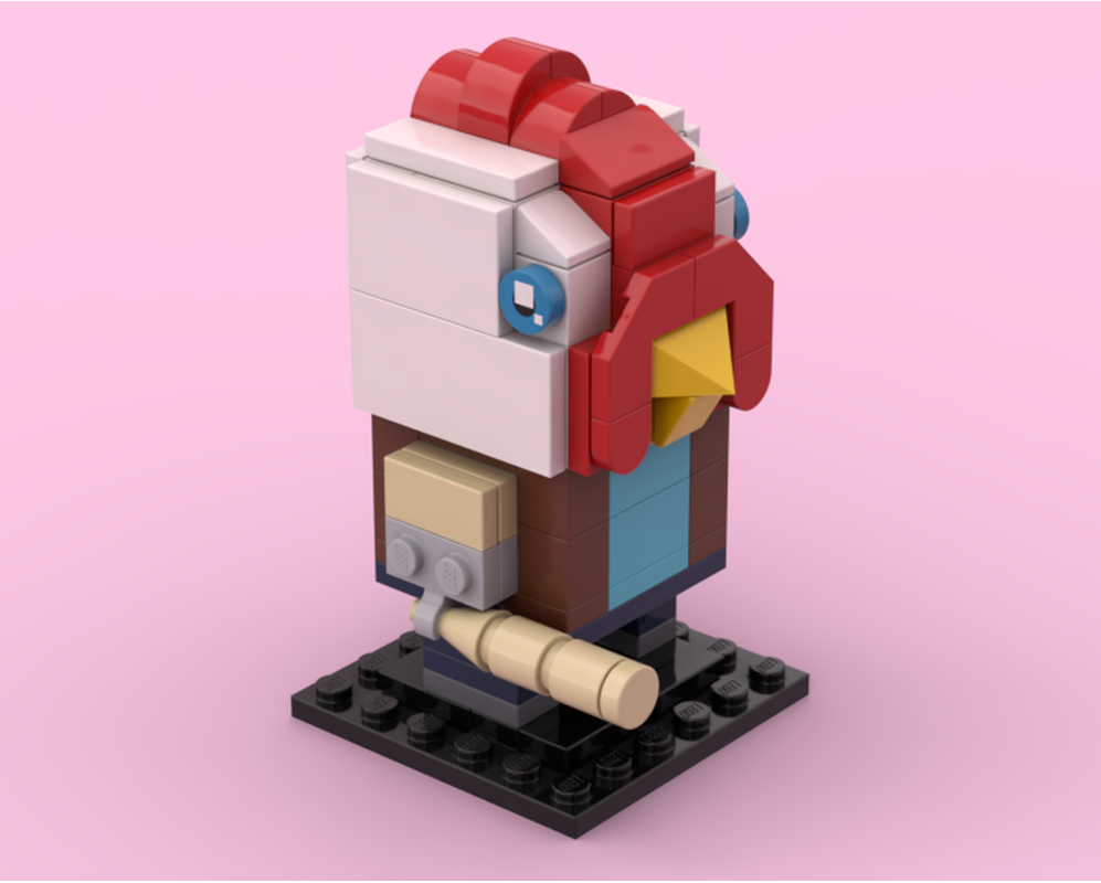 LEGO MOC Jacket Hotline Miami Brickheadz by Ramalho05 | Rebrickable ...