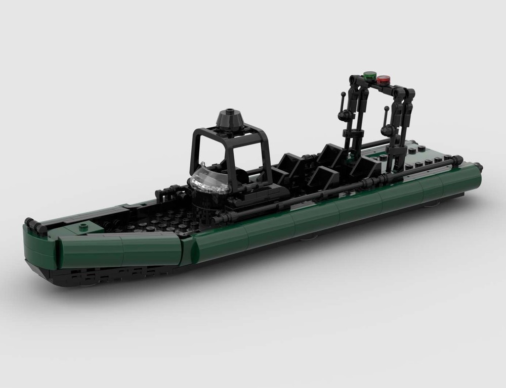 LEGO MOC Frisc / RHIB by Roy.s | Rebrickable - Build with LEGO