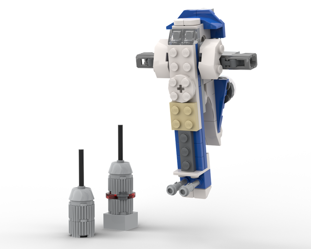 LEGO MOC 75391 Alt Build - Slave I and Kamino Landing Pad by luismw ...