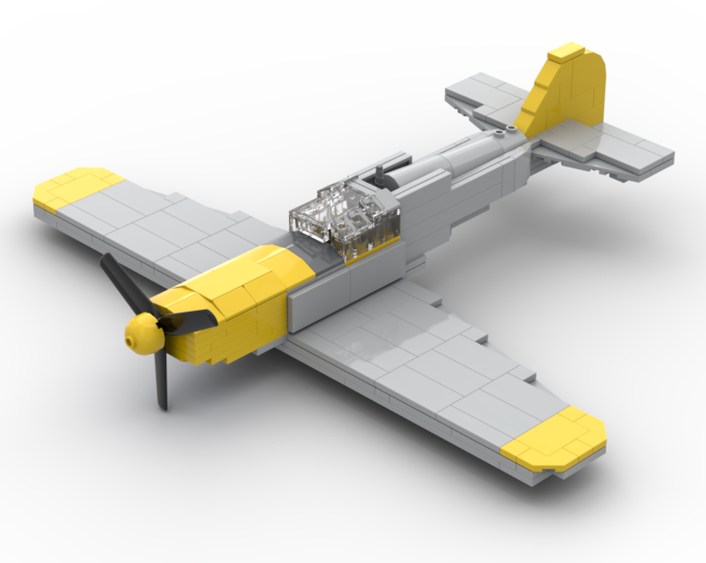 LEGO MOC Messerschmitt Bf-109 1:48 Scale by JojoTheBuilder | Rebrickable - Build with LEGO