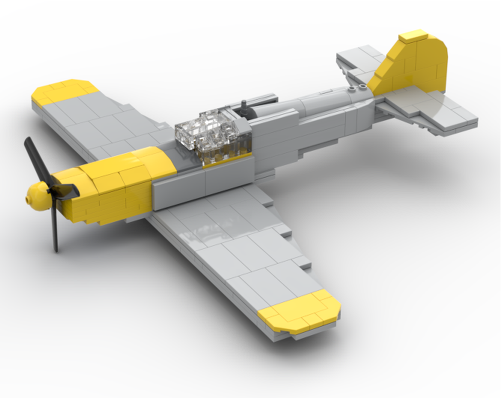 LEGO MOC Messerschmitt Bf-109 1:48 Scale by JojoTheBuilder | Rebrickable - Build with LEGO