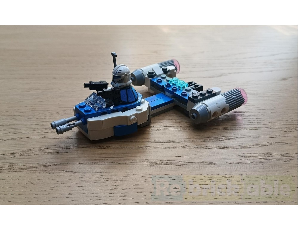 LEGO MOC Captain Rex Ywing microfighter by Ewok | Rebrickable - Build ...
