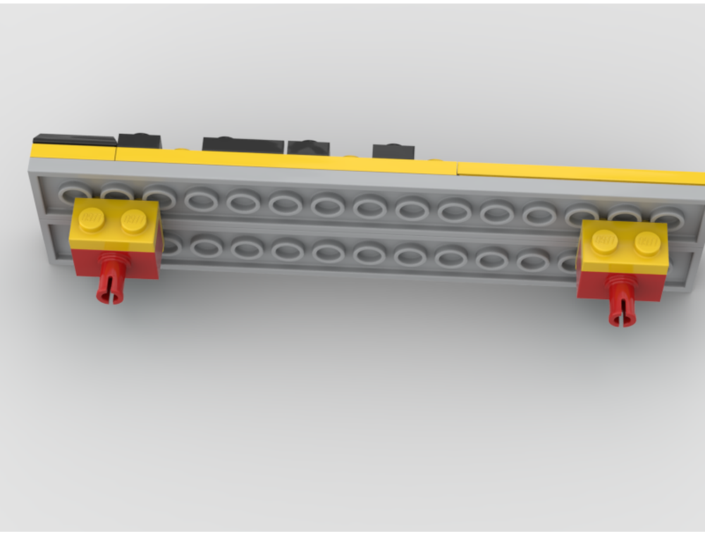 LEGO MOC Wide Load Sign by Kid Stripes | Rebrickable - Build with LEGO