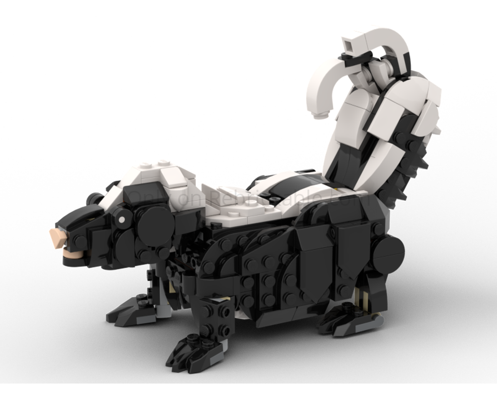 LEGO MOC-222126 31165 Skunk by zengogobrick | Rebrickable - Build with LEGO