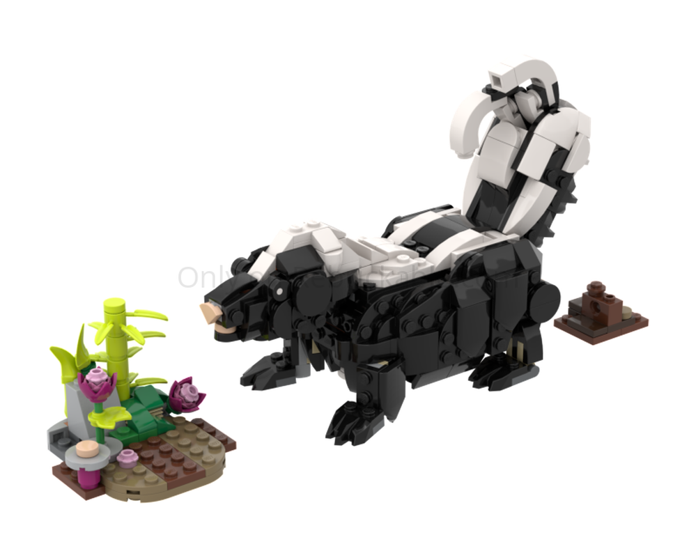 LEGO MOC 31165 Skunk by zengogobrick | Rebrickable - Build with LEGO