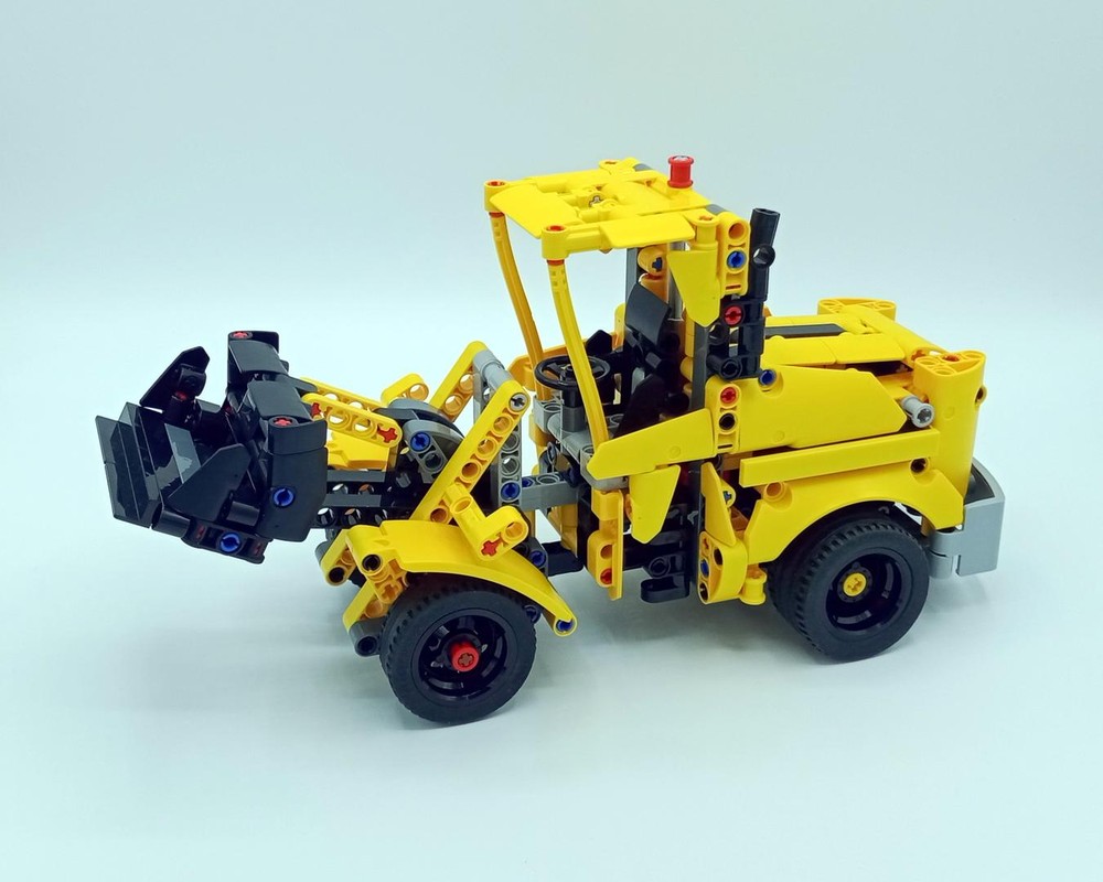 LEGO MOC 42205 Wheel Loader by Nequmodiva | Rebrickable - Build with LEGO