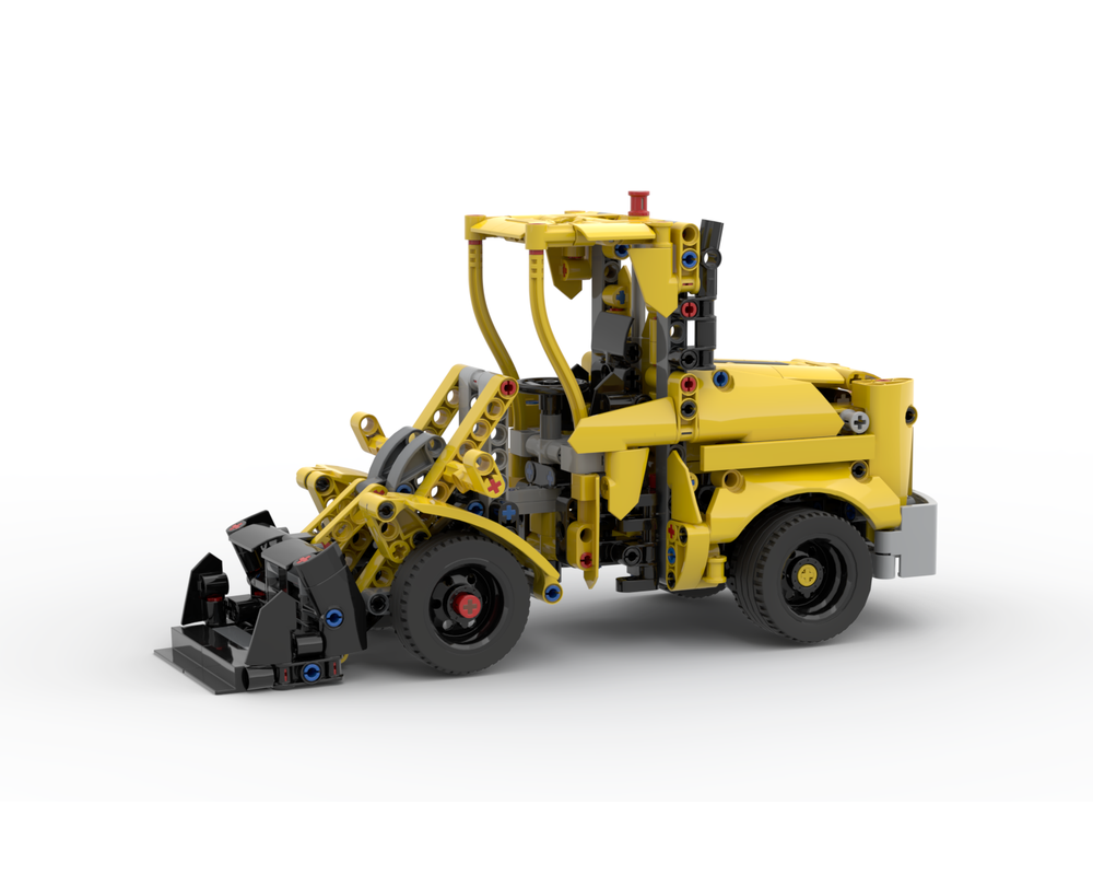 LEGO MOC 42205 Wheel Loader by Nequmodiva | Rebrickable - Build with LEGO
