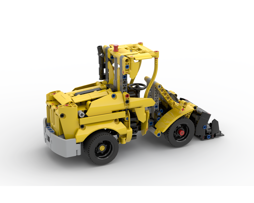 LEGO MOC 42205 Wheel Loader by Nequmodiva | Rebrickable - Build with LEGO