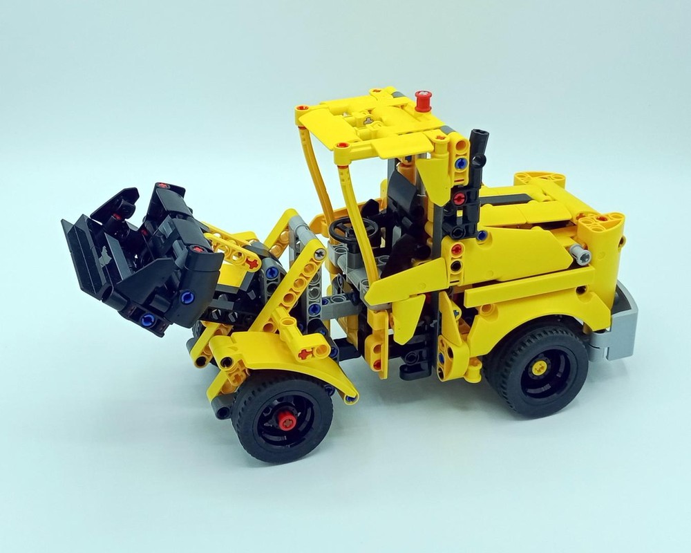 LEGO MOC 42205 Wheel Loader by Nequmodiva | Rebrickable - Build with LEGO