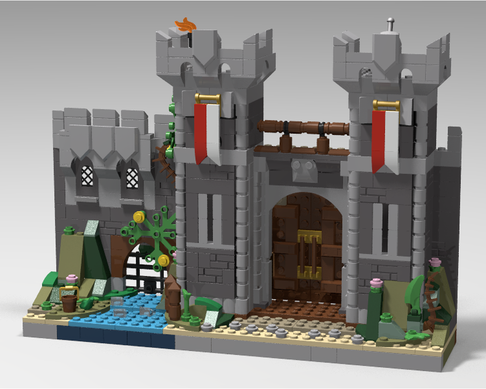 LEGO MOC 31120 - Medieval Castle City Gate [Book End] by SwagANDGingy ...