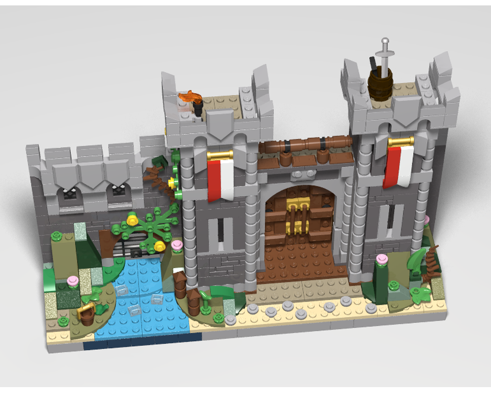 LEGO MOC 31120 - Medieval Castle City Gate [Book End] by SwagANDGingy ...