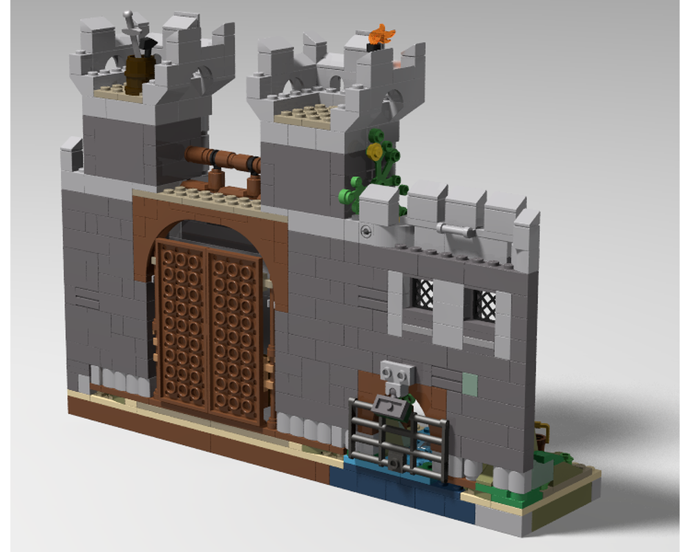 LEGO MOC 31120 - Medieval Castle City Gate [Book End] by SwagANDGingy ...