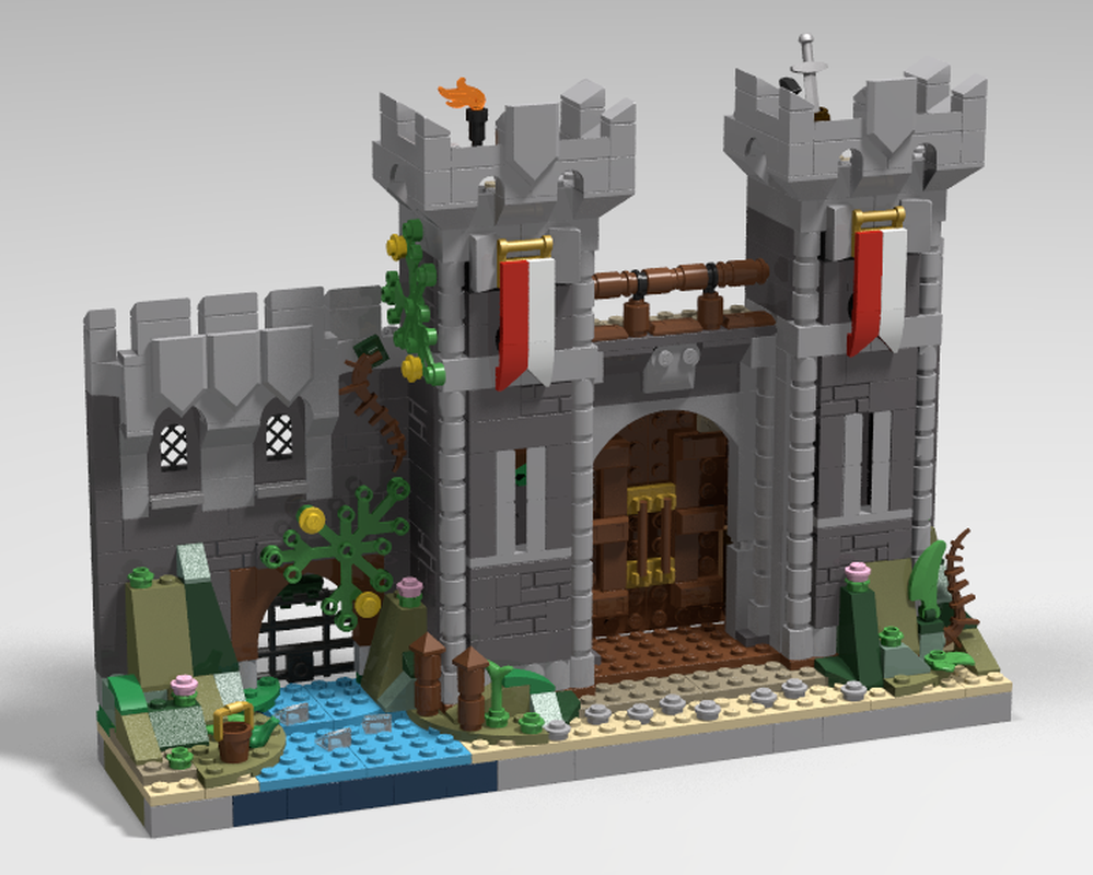 LEGO MOC 31120 - Medieval Castle City Gate [Book End] by SwagANDGingy ...