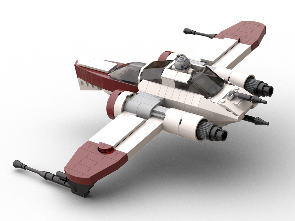 LEGO MOC Arc-170 by StudentScissors | Rebrickable - Build with LEGO