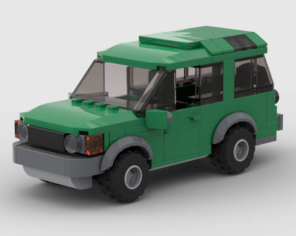 LEGO MOC Land Rover 4WD by reggieranger | Rebrickable - Build with LEGO