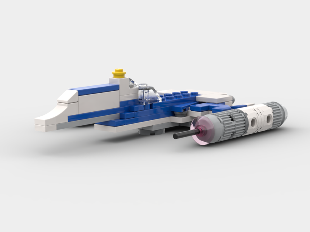 LEGO MOC Rex's N-X Police Cruiser Un-Micro-ed Fighter scale by ...