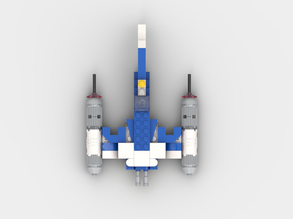 LEGO MOC Rex's N-X Police Cruiser Un-Micro-ed Fighter scale by ...