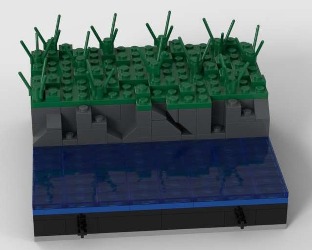 LEGO MOC-222160 Modular Terrain - Riverbank Rockface by mikey2110 ...