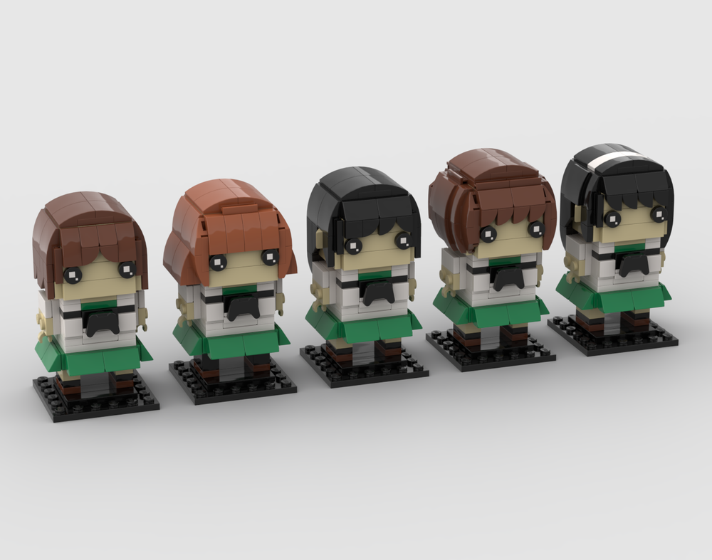 LEGO MOC-222166 Girls und Panzer BrickHeadz by ccffpt | Rebrickable ...