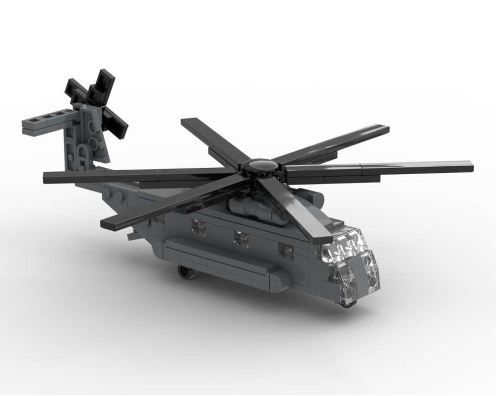 LEGO MOC CH-53 Sea Stallion (1/110 scale) by Vincent W | Rebrickable ...
