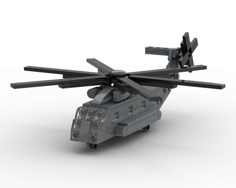 LEGO MOC CH-53 Sea Stallion (1/110 scale) by Vincent W | Rebrickable ...