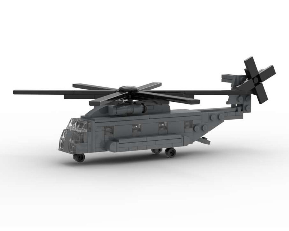 LEGO MOC CH-53 Sea Stallion (1/110 scale) by Vincent W | Rebrickable ...