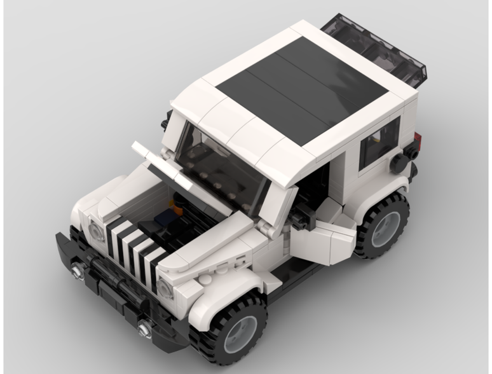 LEGO MOC Jeep Wrangler JL (2 door) by BowTiedTurismo | Rebrickable ...