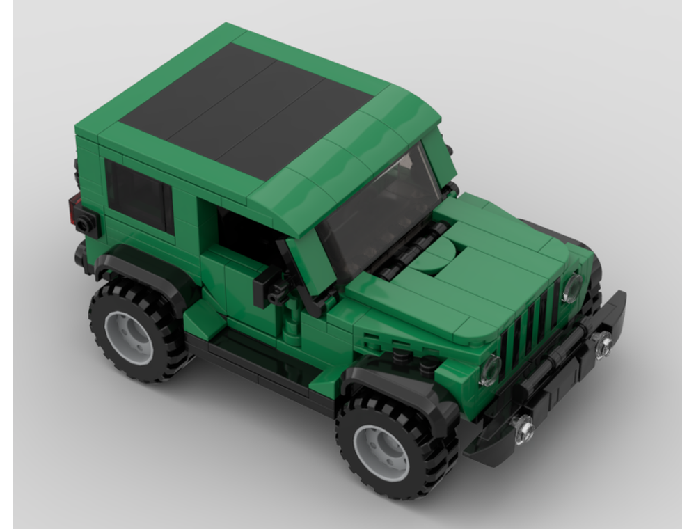LEGO MOC Jeep Wrangler JL (2 door) by BowTiedTurismo | Rebrickable ...