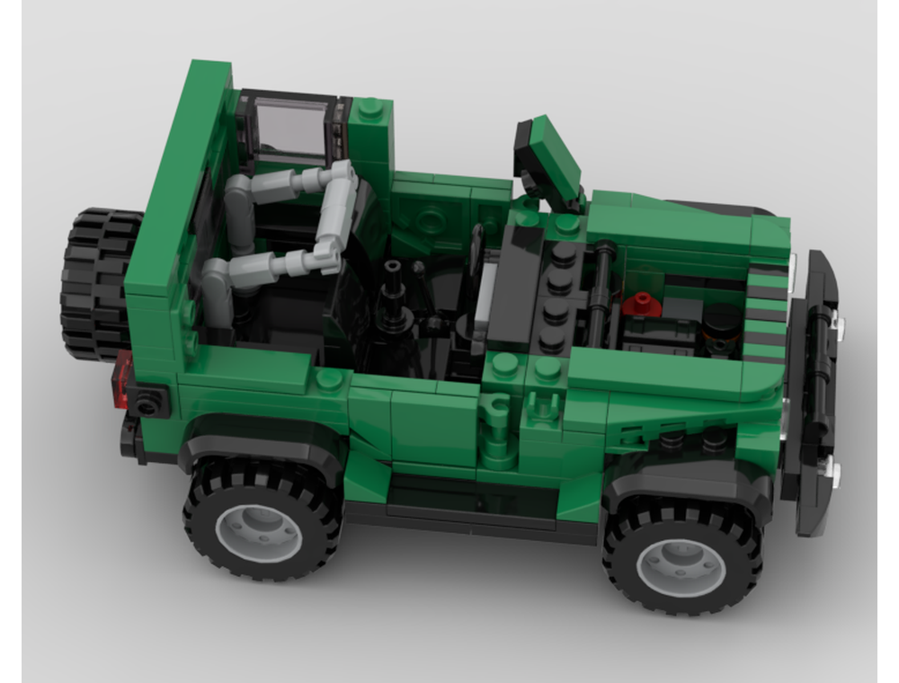 LEGO MOC Jeep Wrangler JL (2 door) by BowTiedTurismo | Rebrickable ...