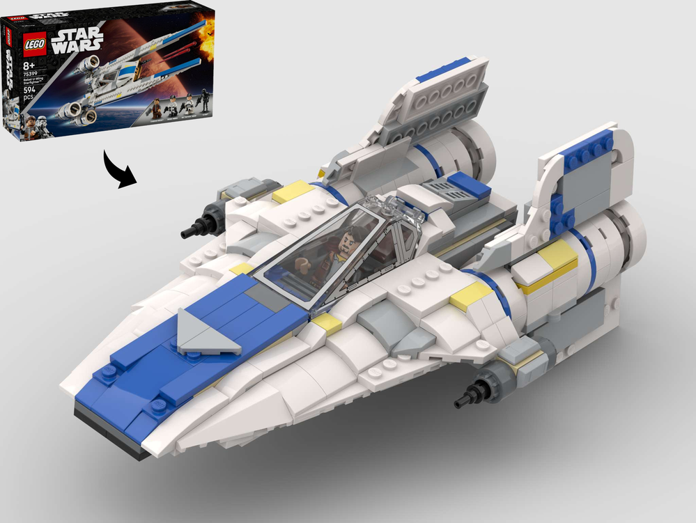 LEGO MOC Rebels Phoenix Squadron A-Wing Starfighter – Alternate Build ...