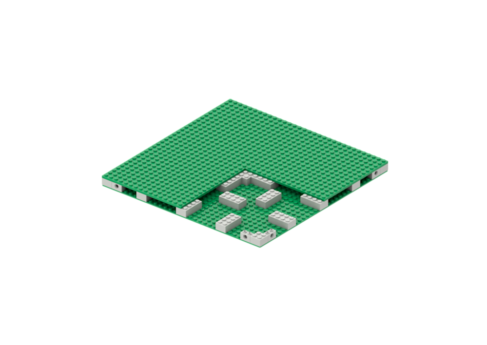 LEGO MOC MILS Baseplate 32 x 32 by Br1ckD3sign | Rebrickable - Build ...