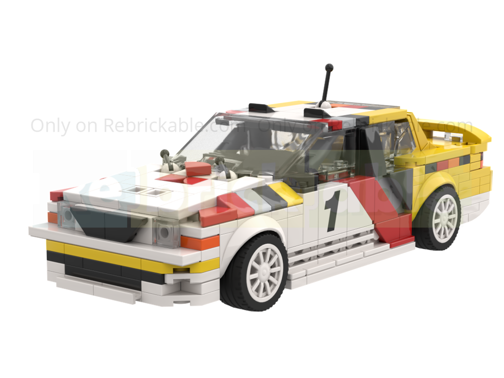 LEGO MOC Mitsubishi Galant'92-GERMANY Rally 1992 / Weber's Galant VR-4 ...