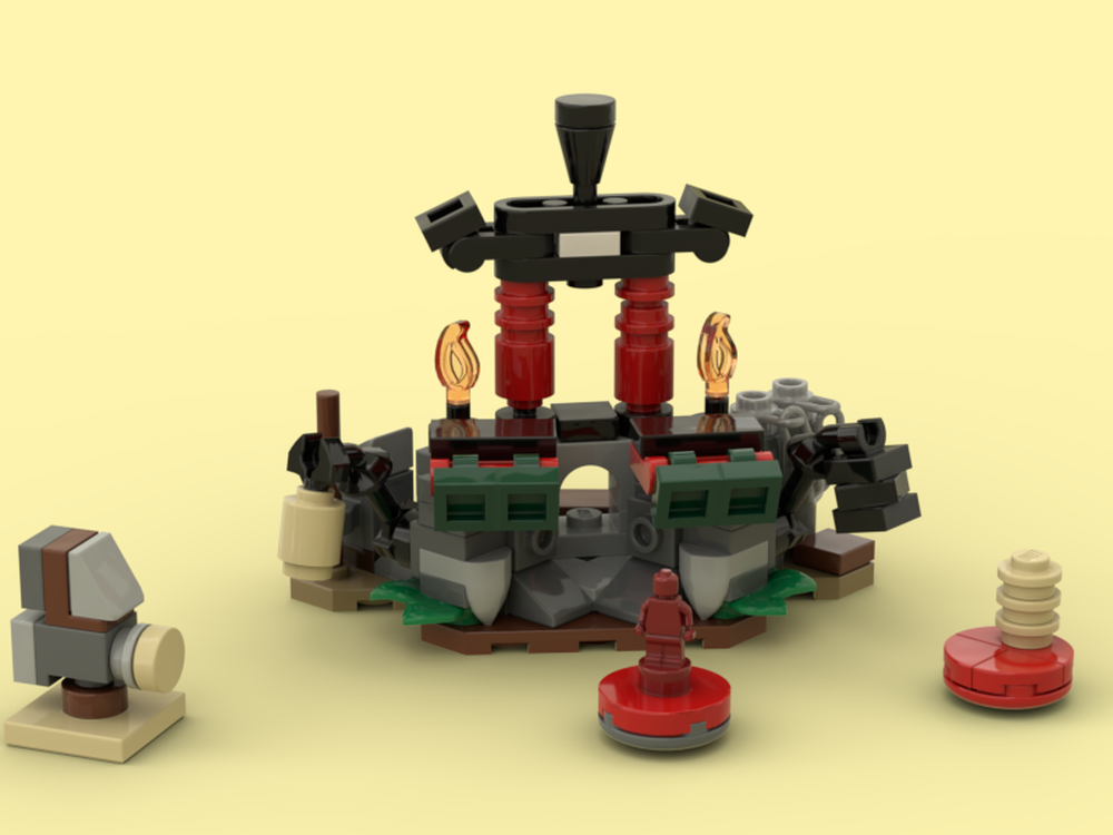 LEGO MOC Micro Ninjago Mountain Shrine by x_luca_x3 | Rebrickable ...