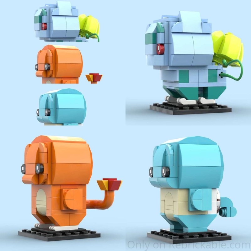 LEGO MOC Starters (Game) Kanto by Brickdusa | Rebrickable - Build with LEGO