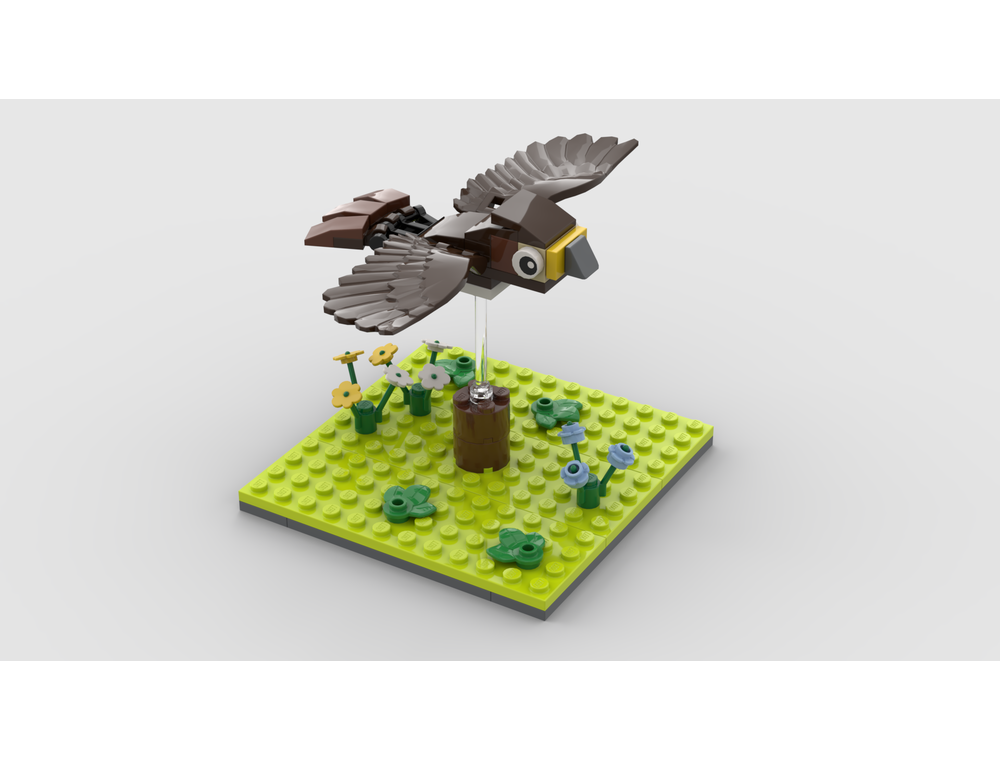 LEGO MOC Broad-winged Hawk MOC by AeroBricks | Rebrickable - Build with ...