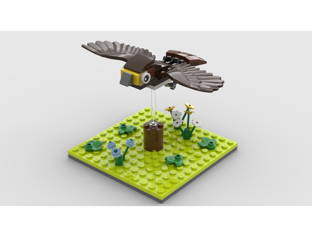 LEGO MOC Broad-winged Hawk MOC by AeroBricks | Rebrickable - Build with ...