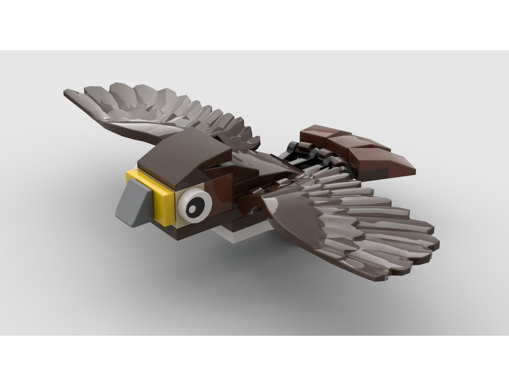LEGO MOC Broad-winged Hawk MOC by AeroBricks | Rebrickable - Build with LEGO