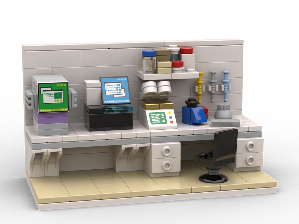 LEGO MOC Genomics Laboratory by Alquimia | Rebrickable - Build with LEGO