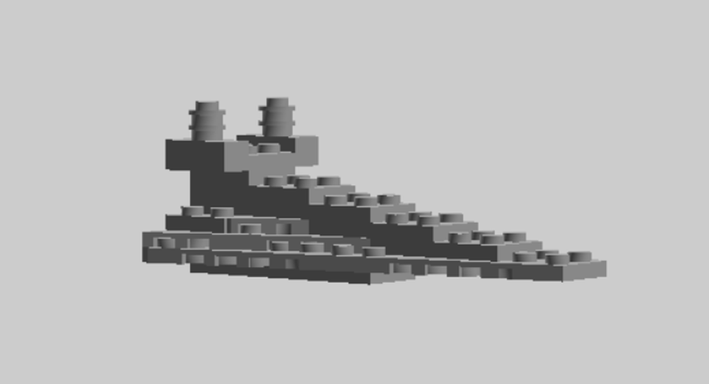 LEGO MOC mini star destroyer by saltyboi | Rebrickable - Build with LEGO