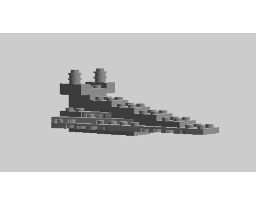LEGO MOC mini star destroyer by saltyboi | Rebrickable - Build with LEGO