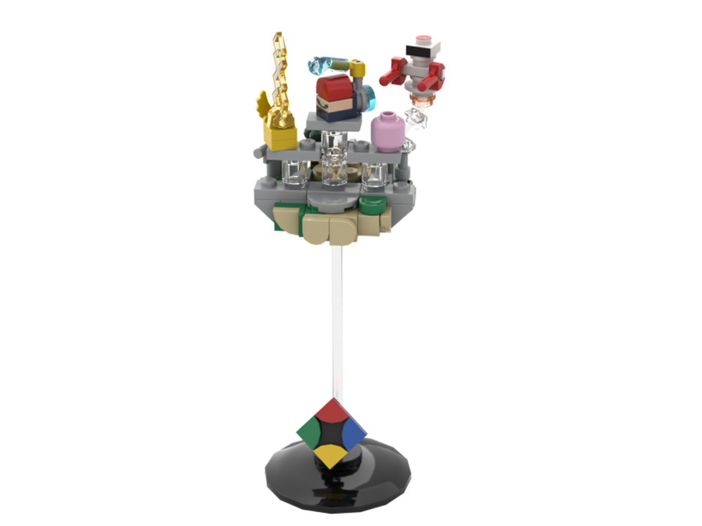 LEGO MOC-222240 Super Smash Bros. Brawl - Battlefield (Microscale) by ...