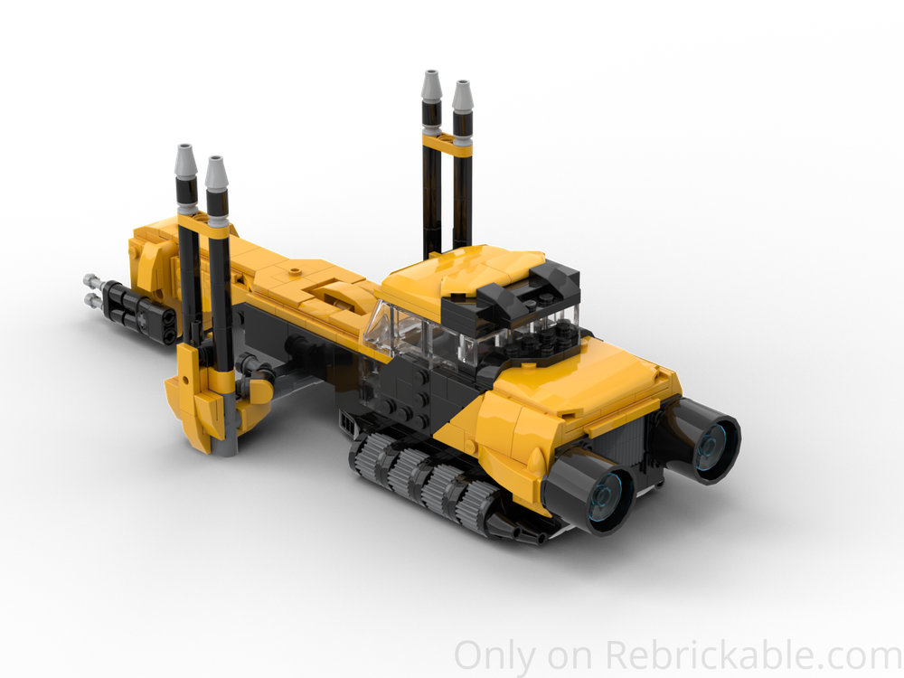 LEGO MOC-222271 Grader Gunship by Hedu88 | Rebrickable - Build with LEGO
