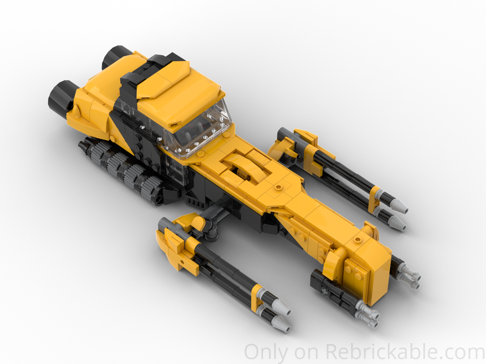 LEGO MOC-222271 Grader Gunship by Hedu88 | Rebrickable - Build with LEGO