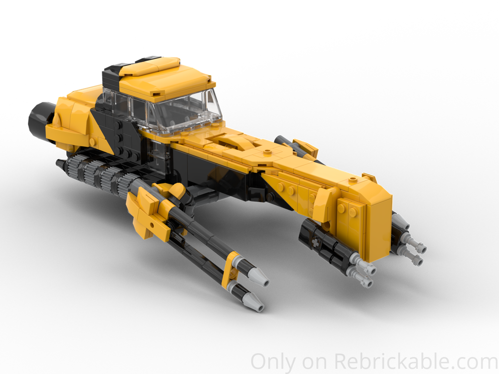 LEGO MOC-222271 Grader Gunship by Hedu88 | Rebrickable - Build with LEGO