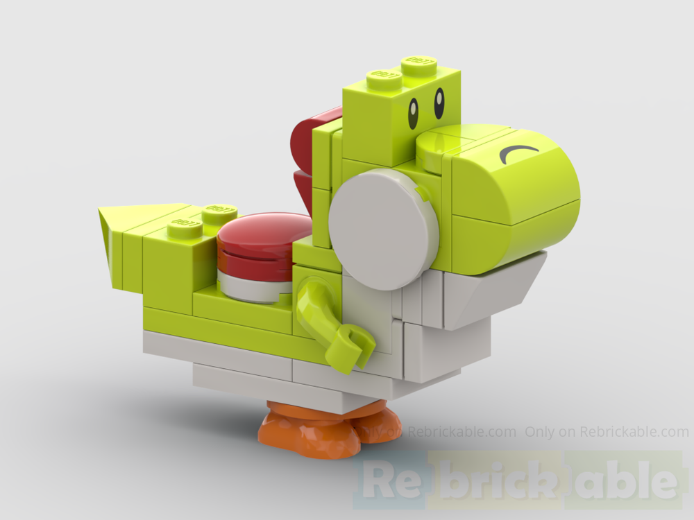 LEGO MOC Yoshi (Super Mario World style) by toomanybees | Rebrickable ...