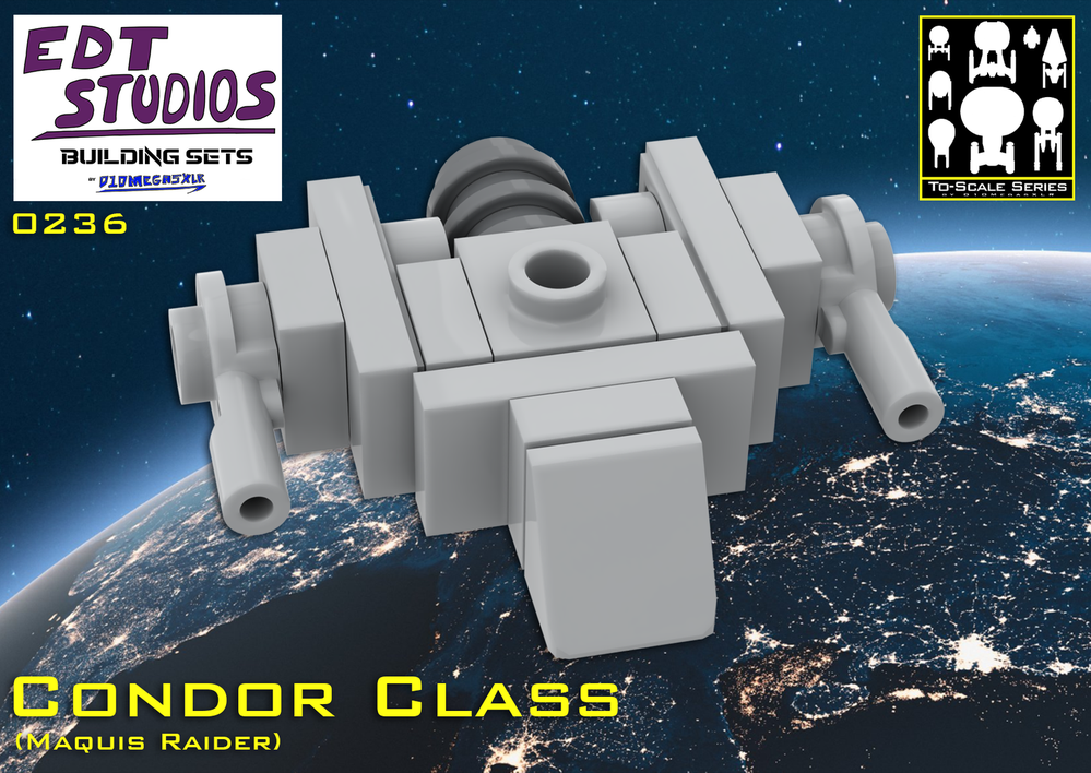 LEGO MOC Condor Class (Maquis Raider) by D10MegasXLR | Rebrickable ...
