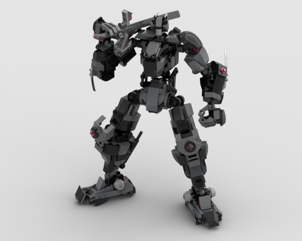LEGO MOC Black Knight Mech by Deathsdoom | Rebrickable - Build with LEGO