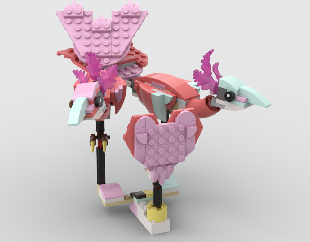 LEGO MOC Lovebirds - 31170 ALT by NaMroz | Rebrickable - Build with LEGO