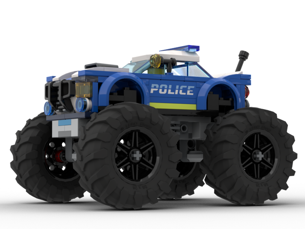 LEGO MOC Monster Police Truck by hoppepe | Rebrickable - Build with LEGO